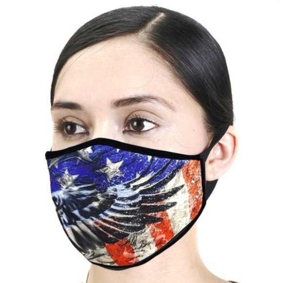 Accessories | American Eagle Us Flag Print Cloth Face Mask | Poshmark